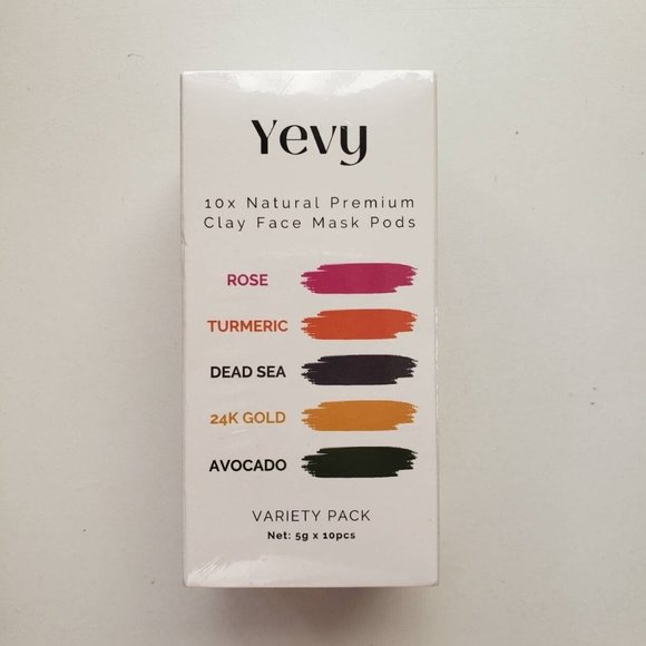 Yevy Clay | Skincare | Pods Clay Face Mask Skin Care Set Dead Sea ...
